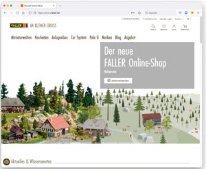 Neue Homepage von Faller | Spur-G-Blog